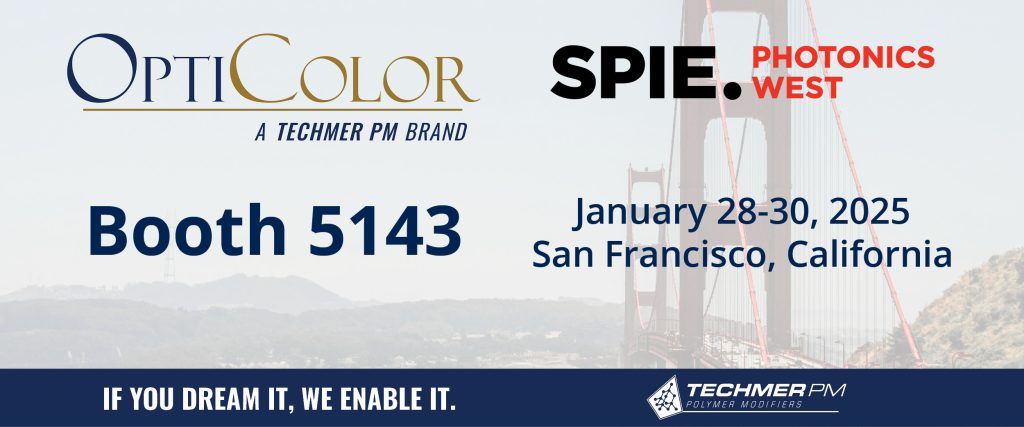 OptiColor, a brand of Techmer PM at SPIE Photonics West 2025 - Techmer PM